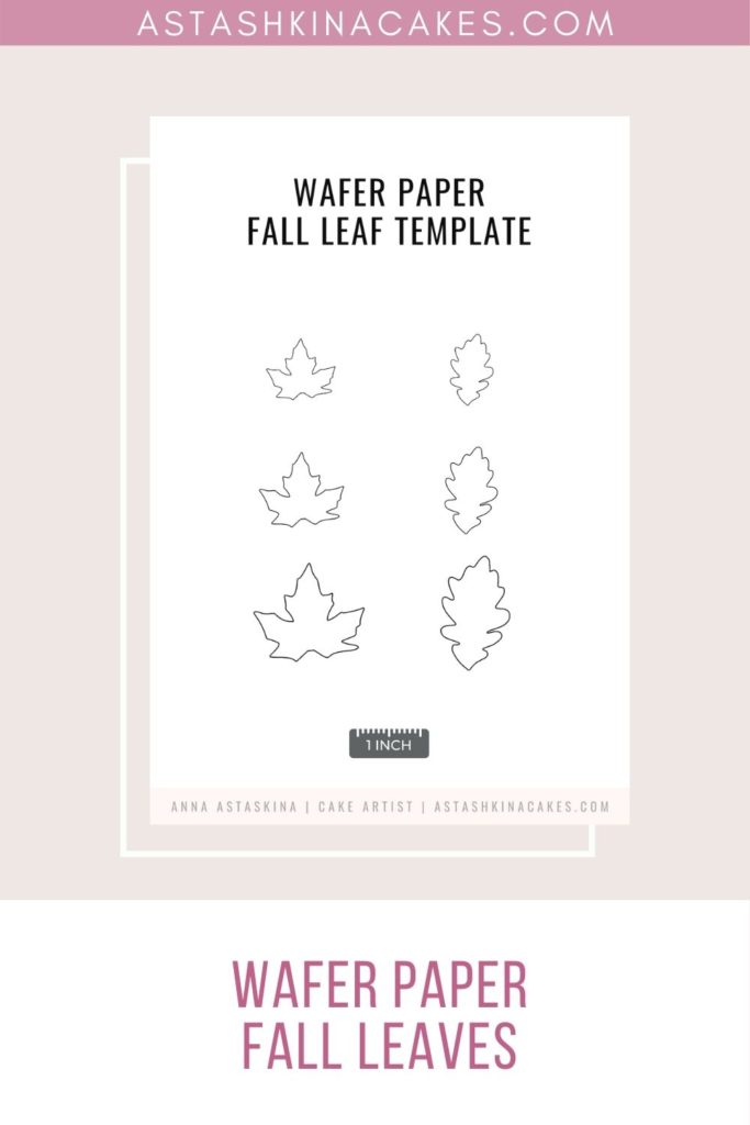 How to Make Wafer Paper Small Leaves 🍃 | Florea Cakes