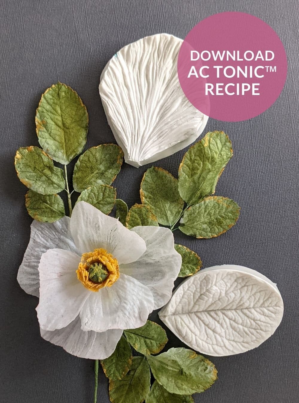 How To Make Flexible Wafer Paper Flower Petals | Florea Cakes