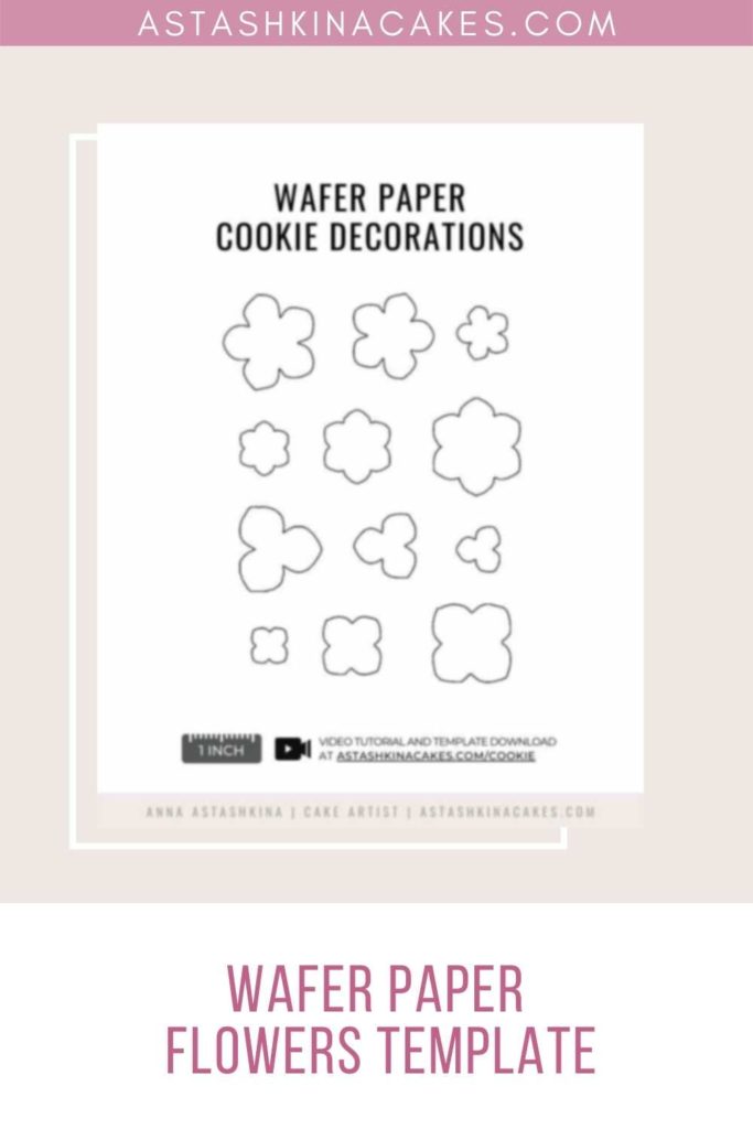 How to make Wafer Paper Cookie Decor | Florea Cakes