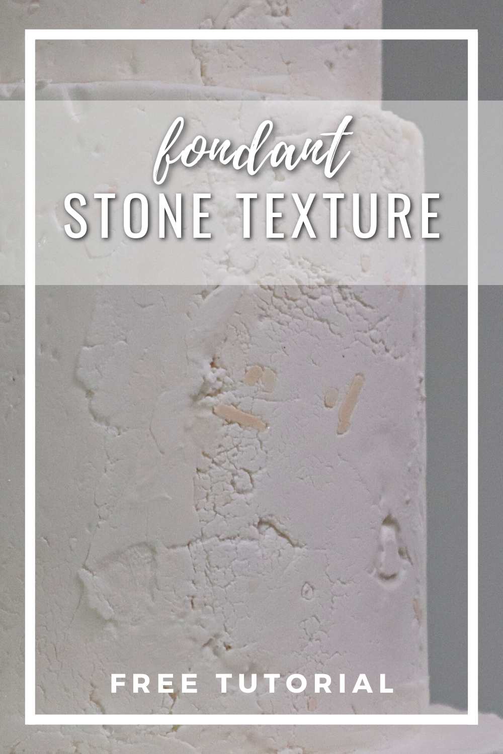 How to make Rough Stone Fondant Texture | Florea Cakes
