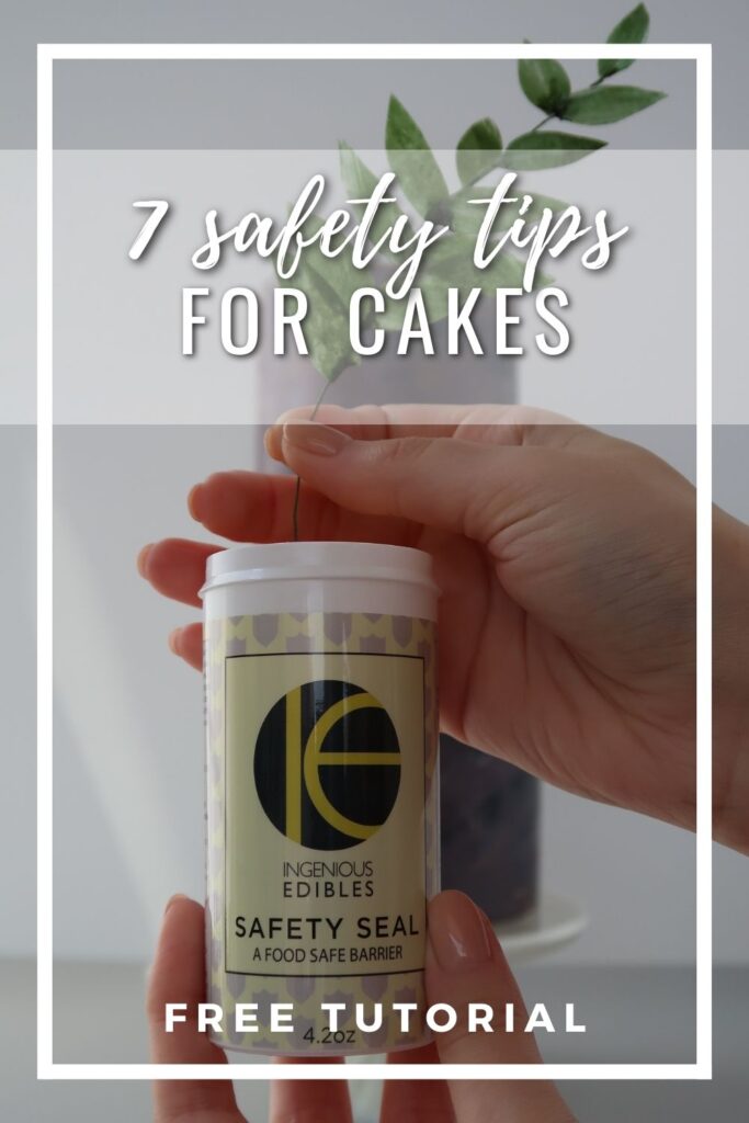 How to make flowers food safe for cakes | Florea Cakes
